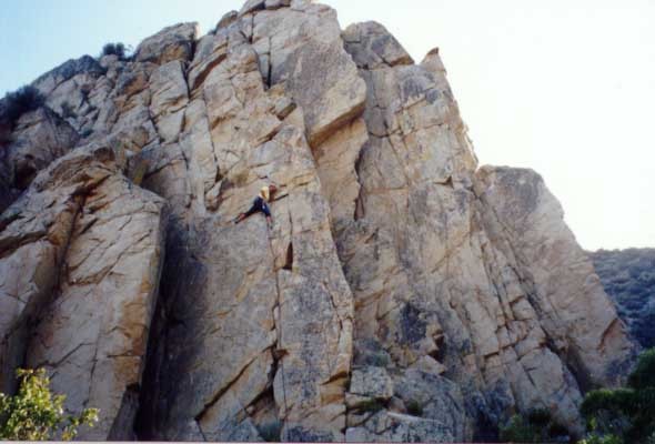Reno Climbers Challenge car to Rack rope and on belay