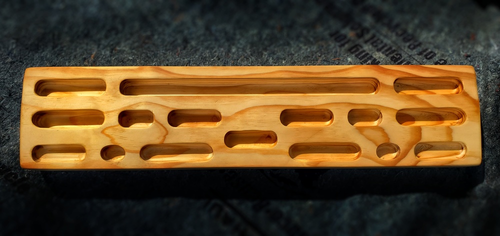 F/S: Hangboard, Beautiful Hand made custom hangboard