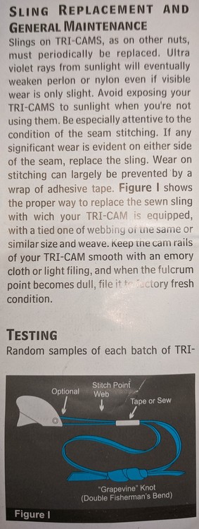 Slinging tricams.