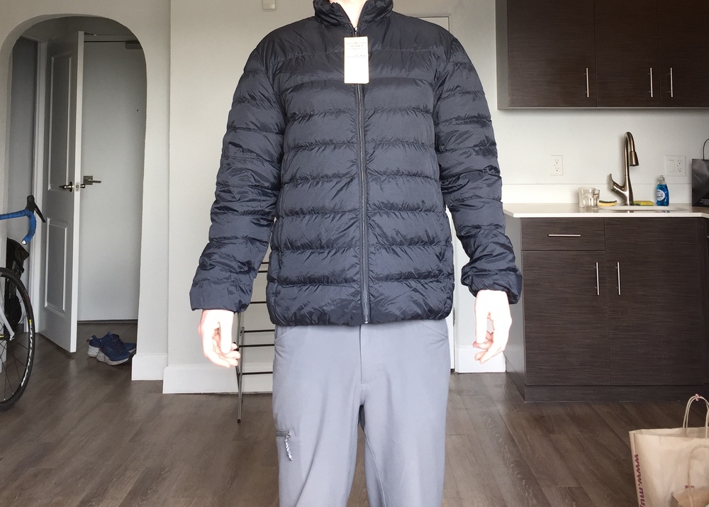 MUJI Puffy Size L $50