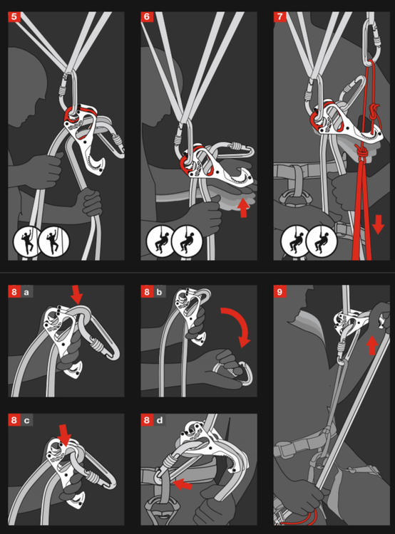 I lowered someone in “guide mode” today