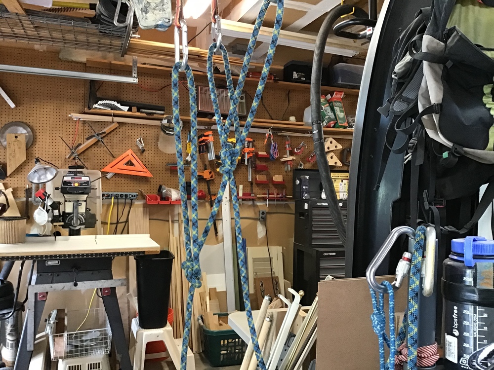 Asininely specific rappel question