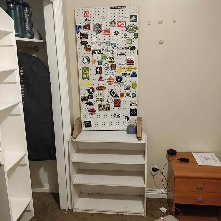 FS: Pegboard rack for organizing/hanging gear (SLC local only) - $55