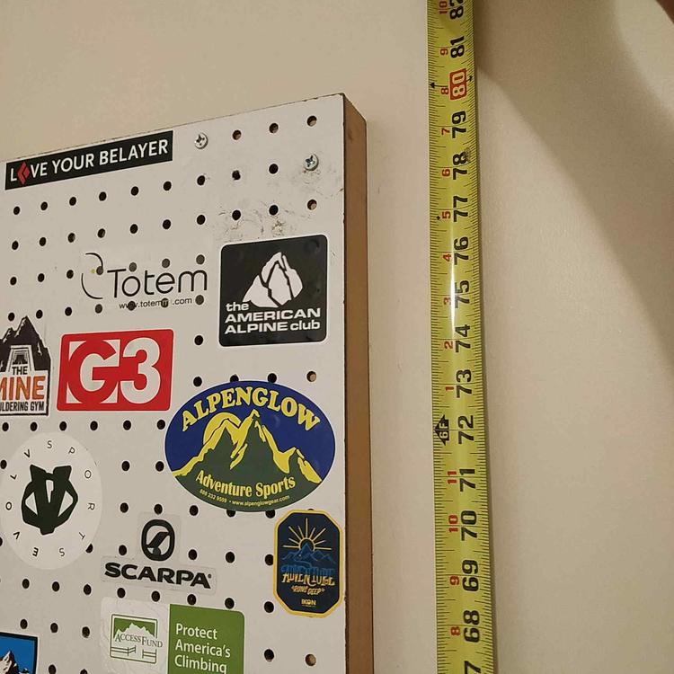 FS: Pegboard rack for organizing/hanging gear (SLC local only) - $55