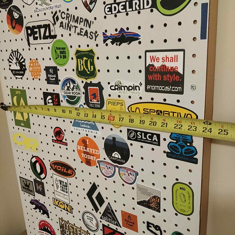 FS: Pegboard rack for organizing/hanging gear (SLC local only) - $55