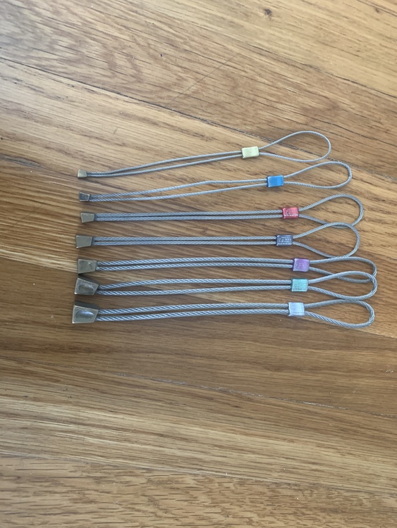 Dmm HB Brass Offset Nuts 0-6 full set - Sold