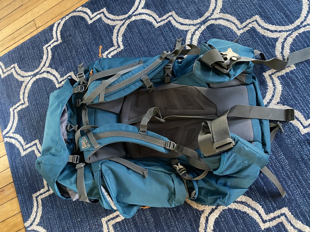Kelty coyote 105L blue back pack price drop