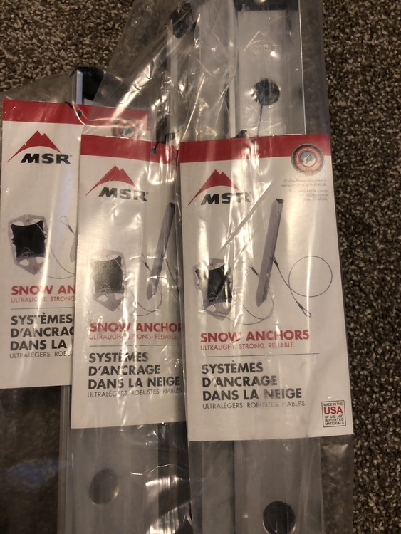 MSR 3x 90cm Snow Pickets -- $75