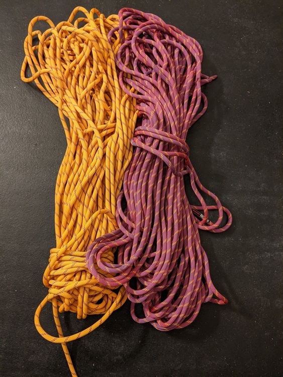 Alpine ropes - 2 mammut 60m 8.5 - both for 200