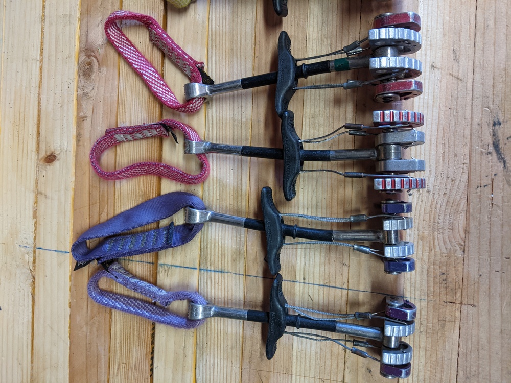 FS: gen 3 camalots, misc biners, metolius curve nuts, sterling 7mm rap ...
