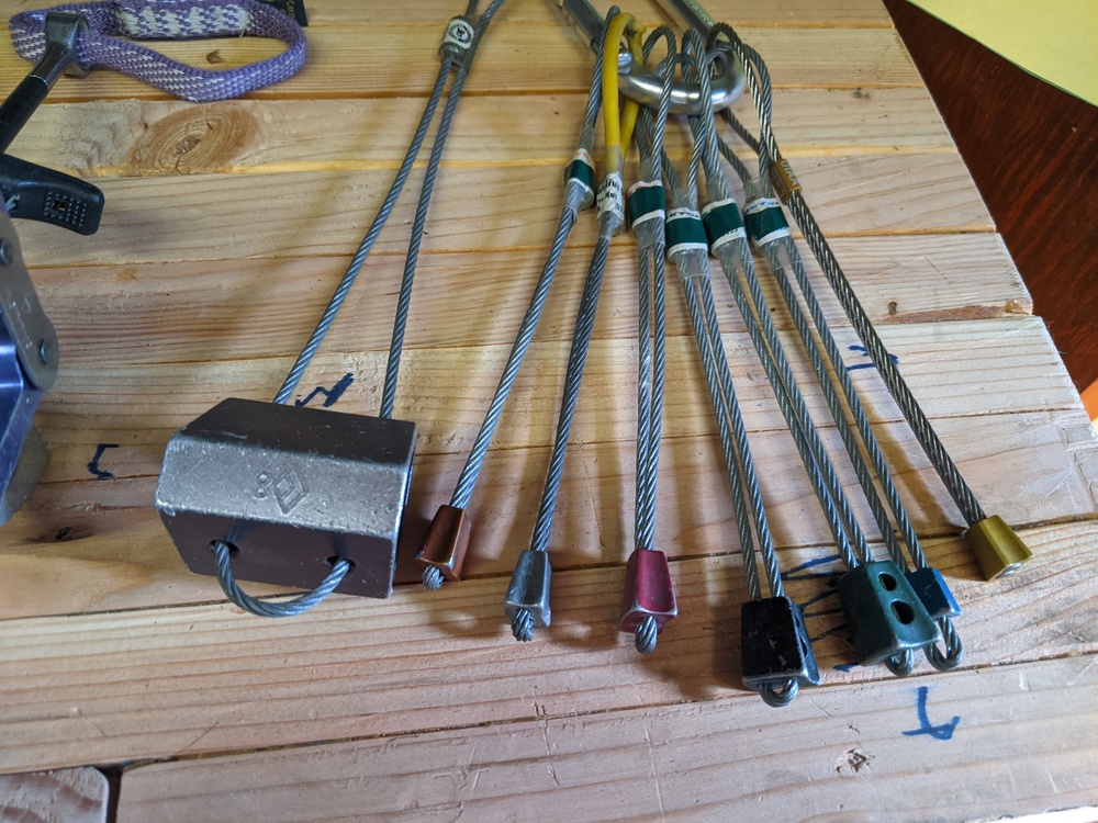 FS: gen 3 camalots, misc biners, metolius curve nuts, sterling 7mm rap ...