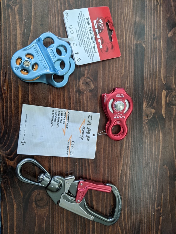 FS: Triple Attachment Pulley, Triple Action Swivel Snap Hook, Sphinx ...
