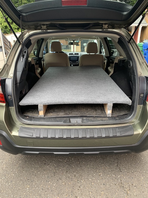 For Sale: Subaru Outback DIY Sleep Platform