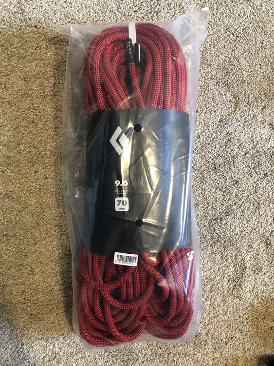 Sold - Black Diamond rope 9.6 x 70m
