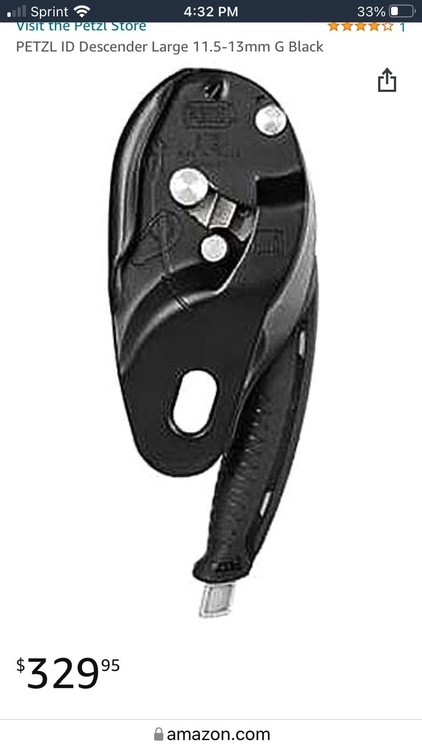 FS: Price Drop - Red Petzl ID $90 shipped