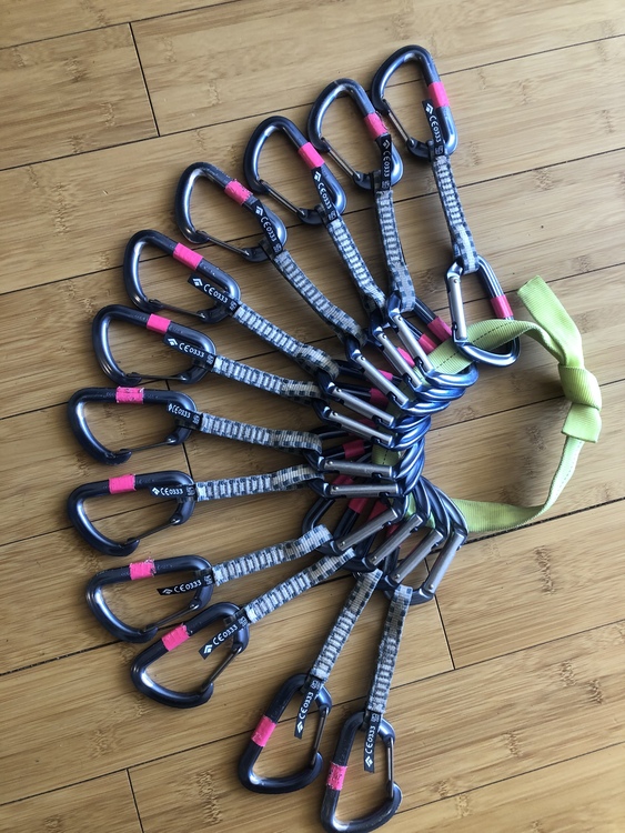 SOLD: 12 BD Quickdraws