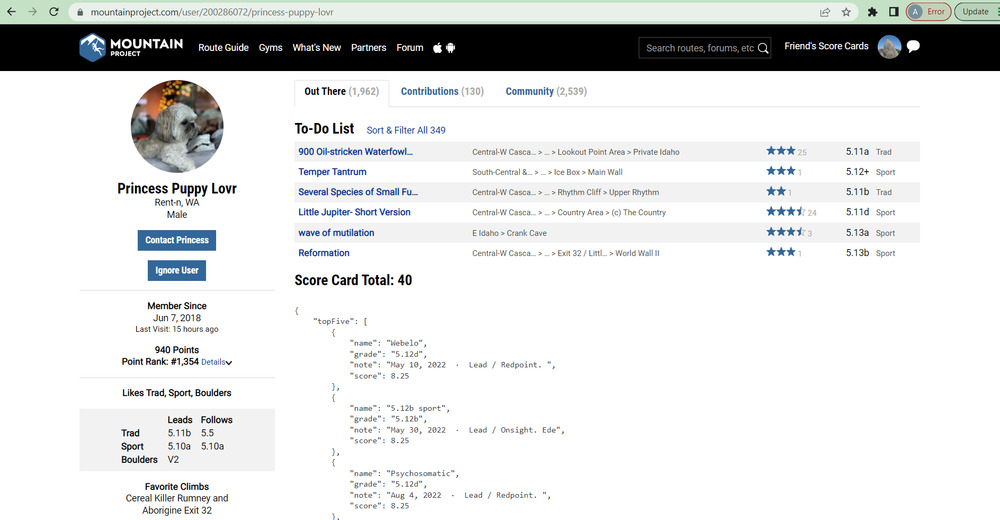 mp ticklist score card extension