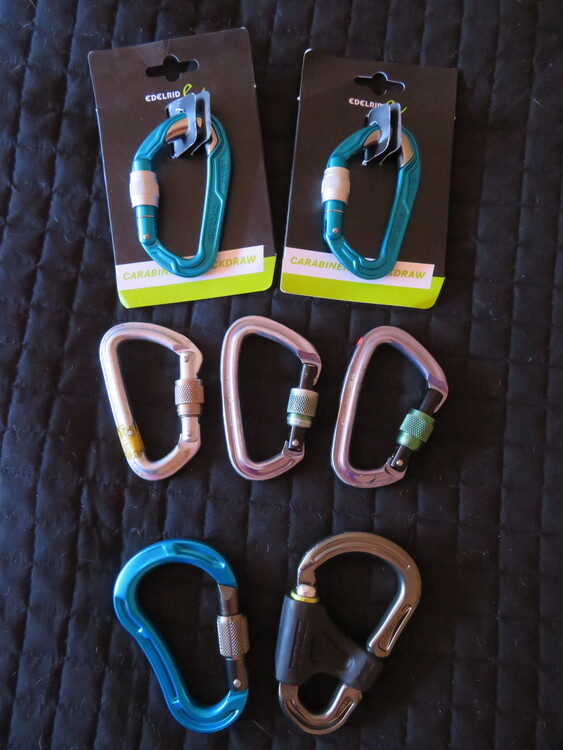 FS: Cams (BD, WC, Met; Met w/thumbloops, TRango, ALien), Nuts, Lockers, Hoodwires, alpines, RAB ...