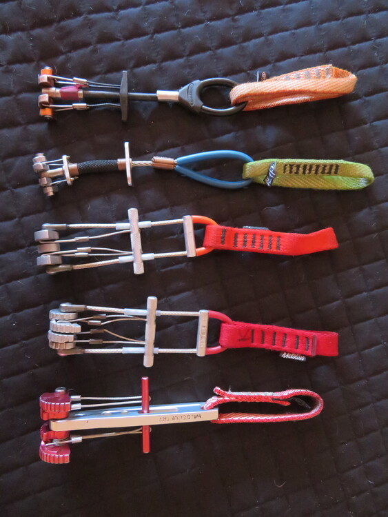 FS: Cams (BD, WC, Met; Met w/thumbloops, TRango, ALien), Nuts, Lockers, Hoodwires, alpines, RAB ...