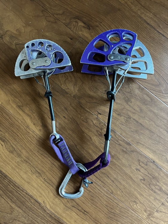 Misc. cams, nuts, quickdraws, etc FS - cleaning out the gear closet