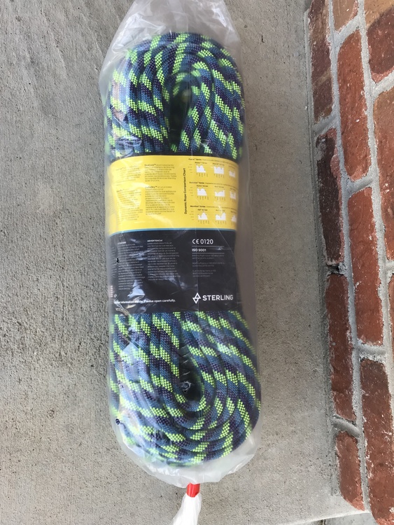 Brand New Sterling Evolution Climbing Rope- 70m 9.8mm