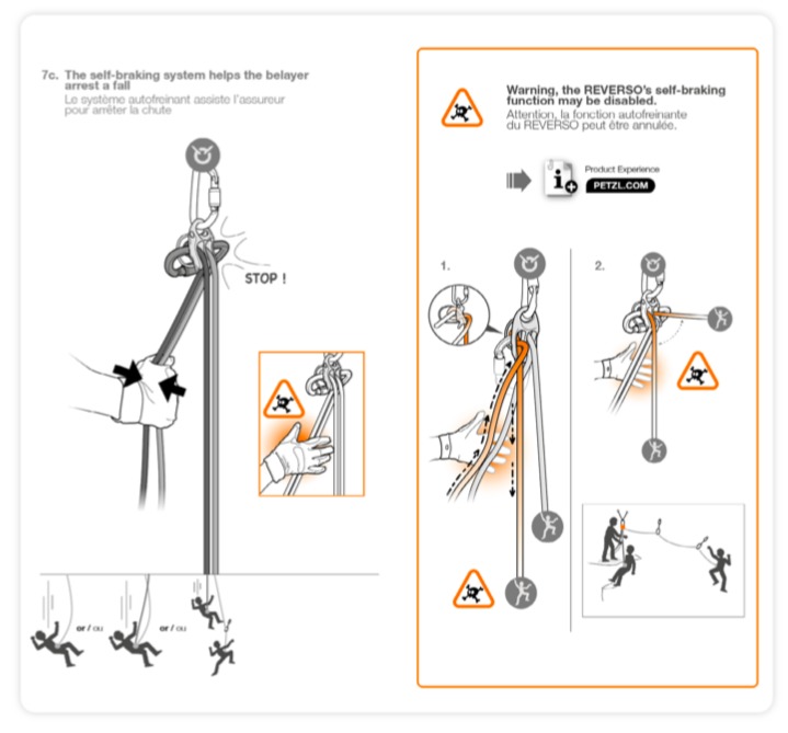Guide mode: hand on brake strand at all times?