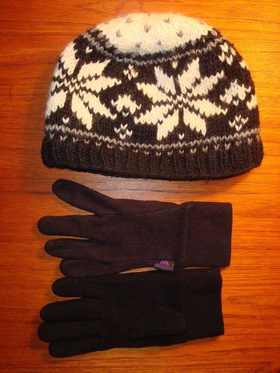 FS: Accessories - Made in Nepal Wool Hat, Fleece Gloves, Smart Wool ...