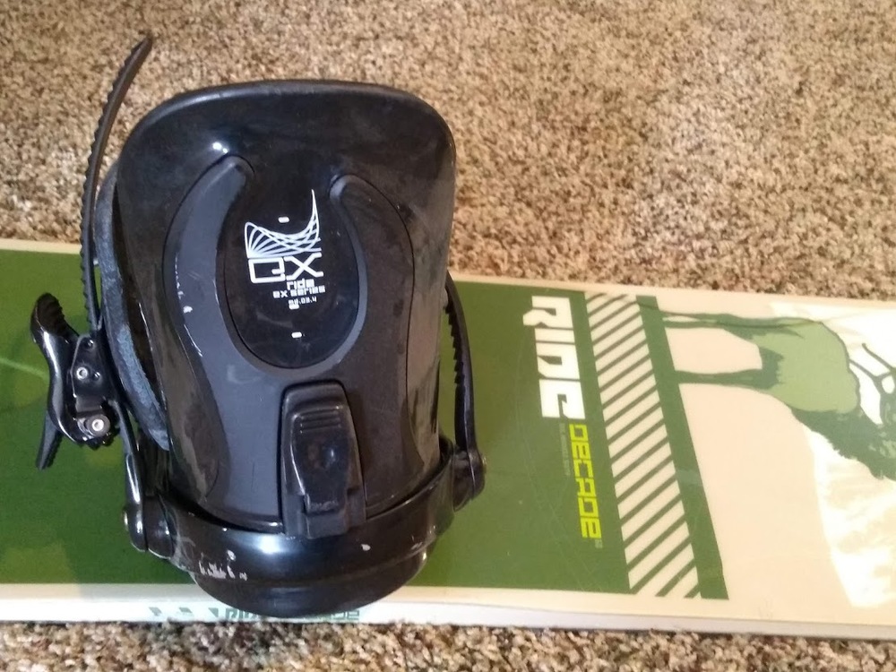 Ride Decade 160cm Snowboard W/bindings