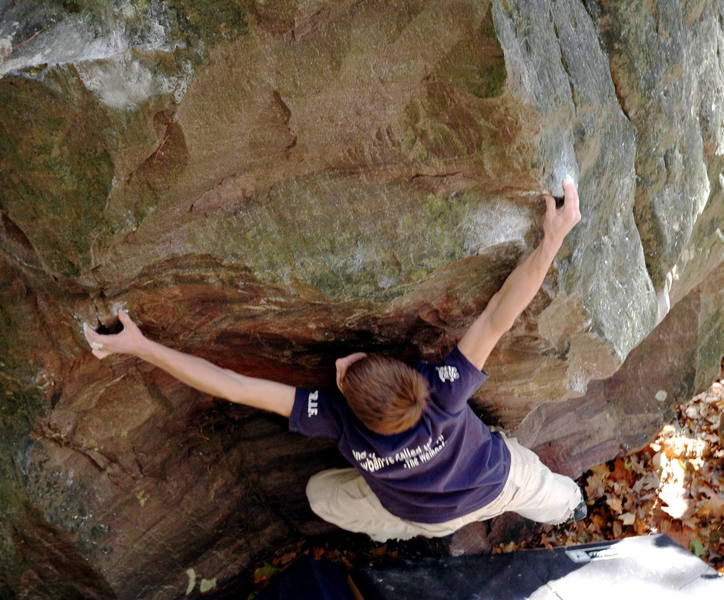Climb Dumpster Diving, Devil's Lake Bouldering