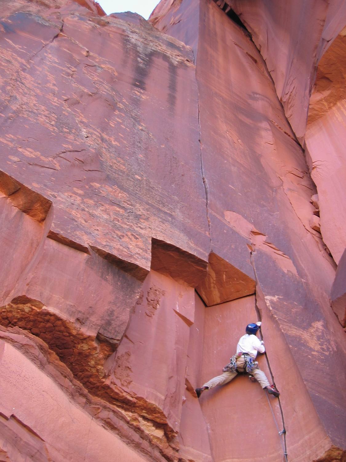 Jon Tashkin beginning the journey.