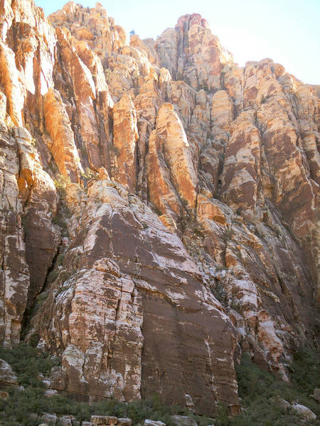 Rock Climbing in Tango Towers, Red Rocks
