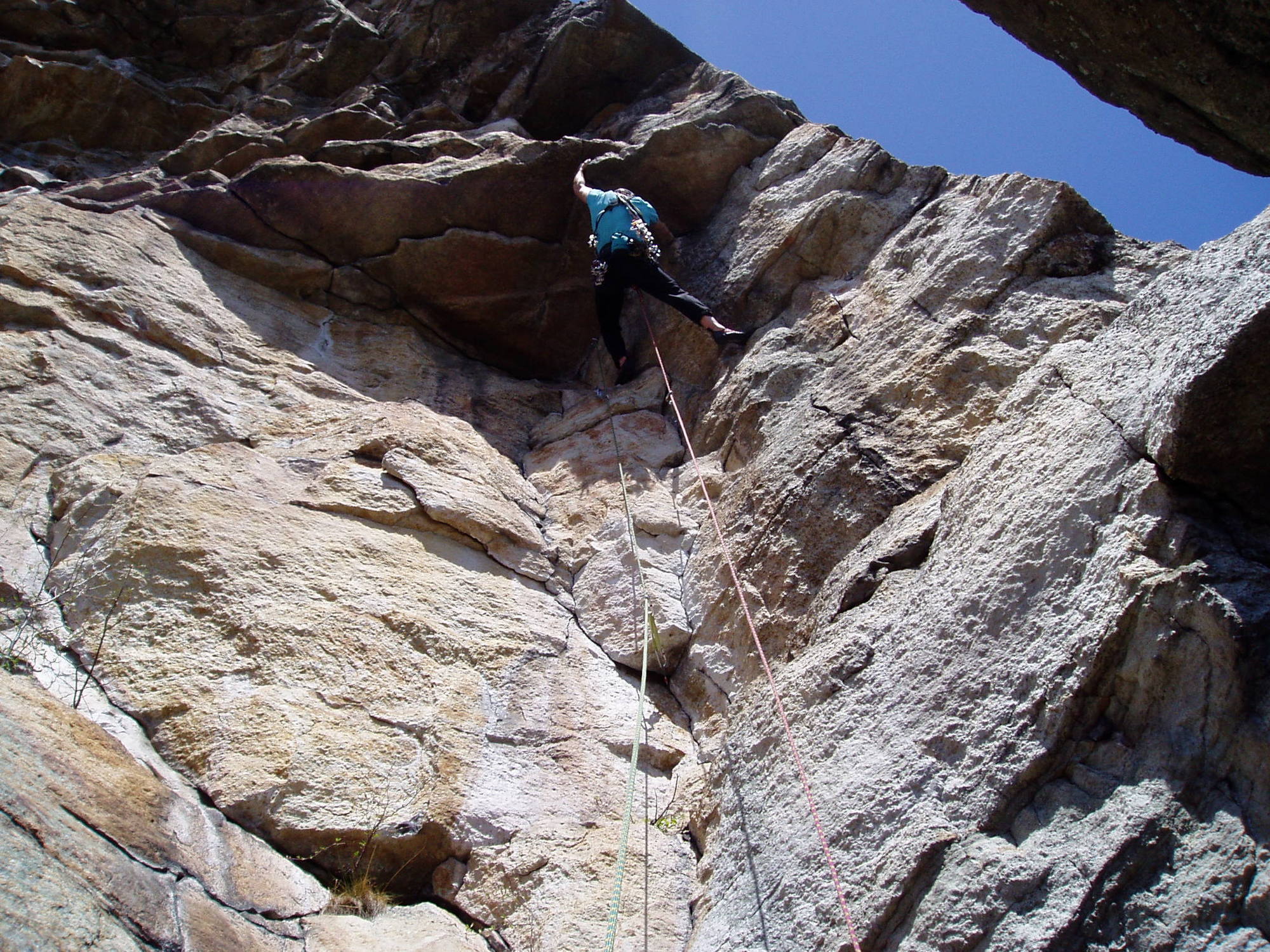 Rich Goldstone reaching the thumpy pancake flake. From here you can ...