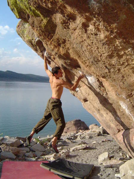 Sticking the sloper is the easy part, moving off of it is the real ...