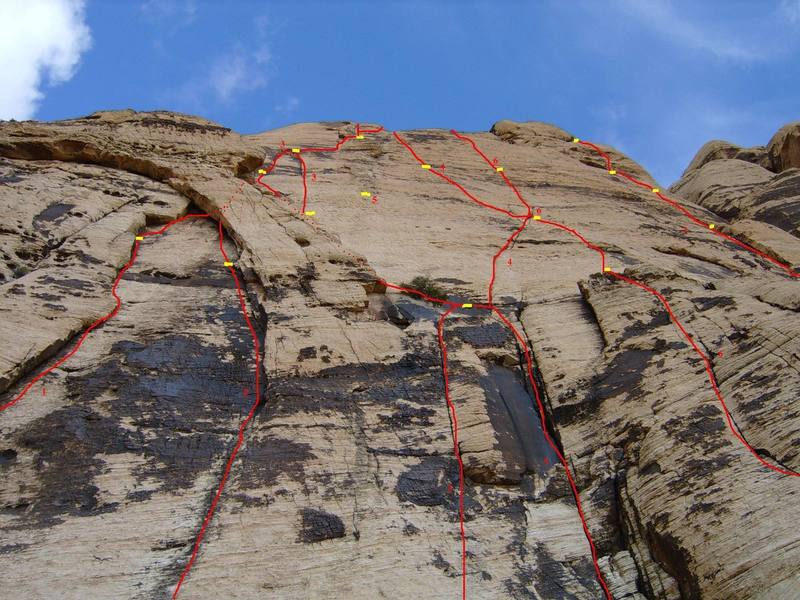 Rock Climbing in Solar Slab - Upper Tier, Red Rocks