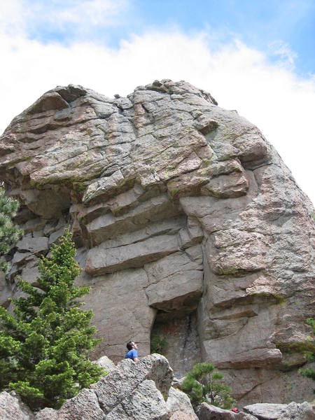 Rock Climbing in The Cube, Estes Park Valley