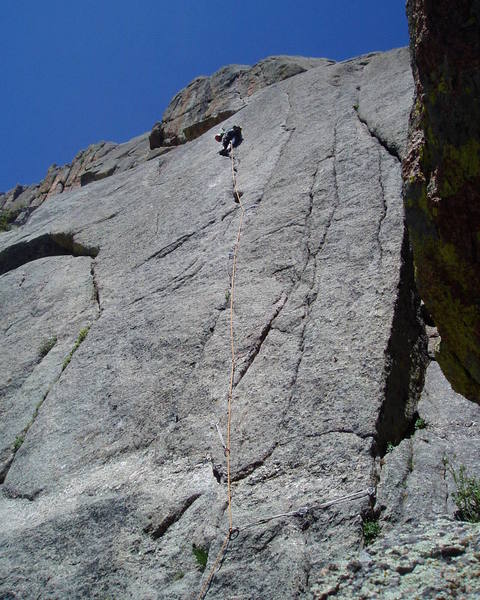 More laybacking, then the crack becomes vertical. That feels good ...