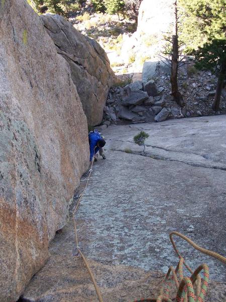 Rock Climb Howling at the Wind, Lumpy Ridge