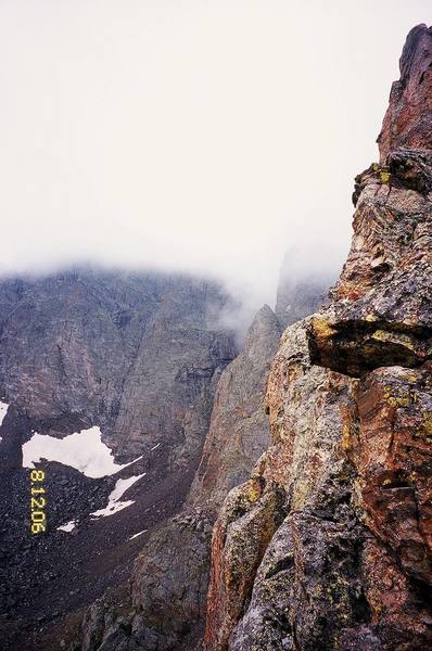Rock Climb Razor's Edge, RMNP - Rock