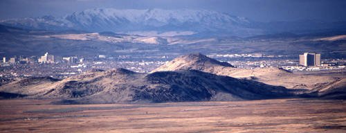 Reno, Nevada, 1990s. It's a lot bigger now! Photo by Blitzo.