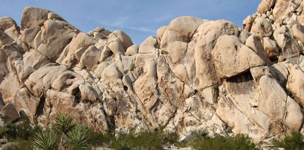 Rock Climbing in Clump Canyon, Joshua Tree National Park
