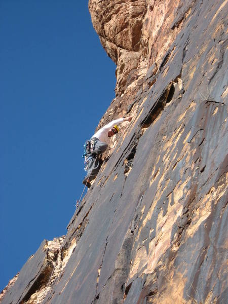 Me leading up HSK. Photo by raygay