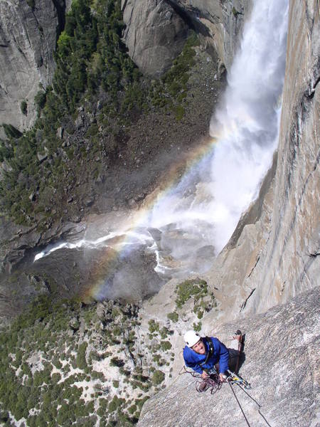 Rock Climbing in Lost Arrow Spire, Yosemite National Park