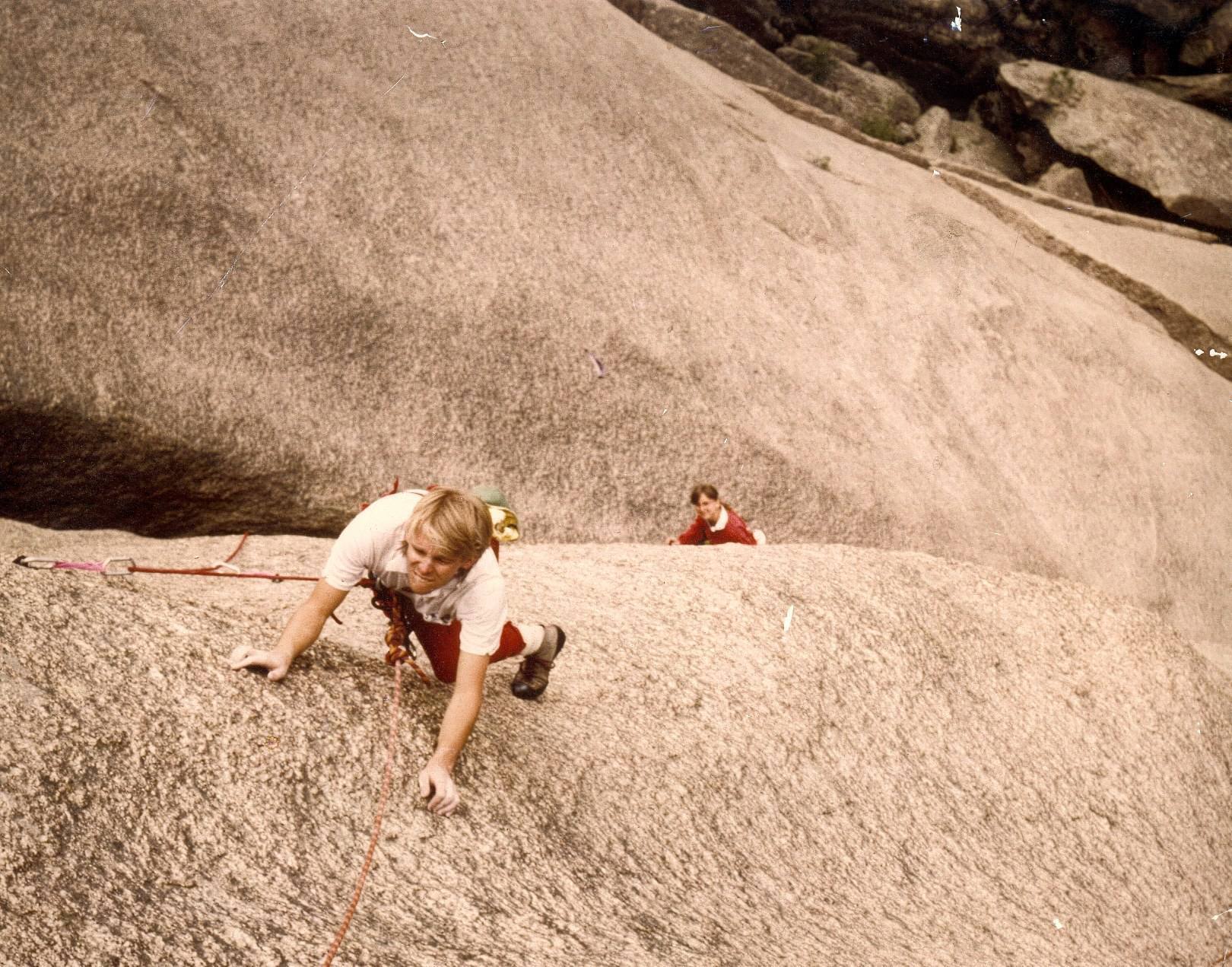 Childhood's End, 1984. Me and Mlada Bukovansky on pitch 5. John Catto ...