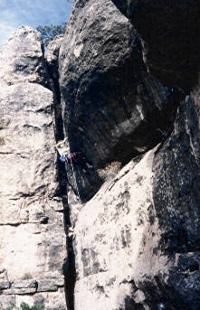 Rock Climbing in Machine Gun Kelly, Shelf Road