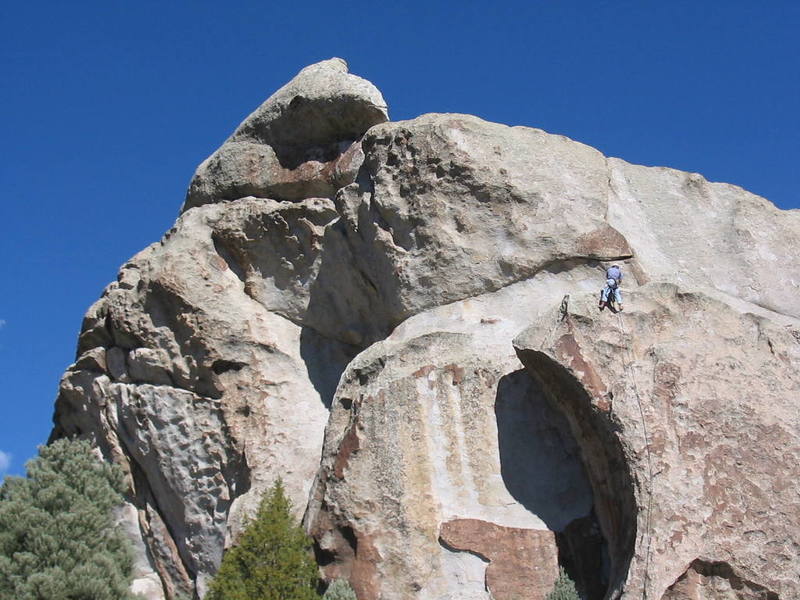 Rock Climb Half Moon, City of Rocks