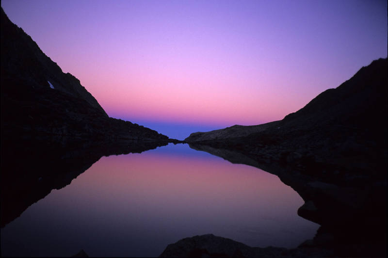 Early dawn at the footsteps of Mt. Mendel.