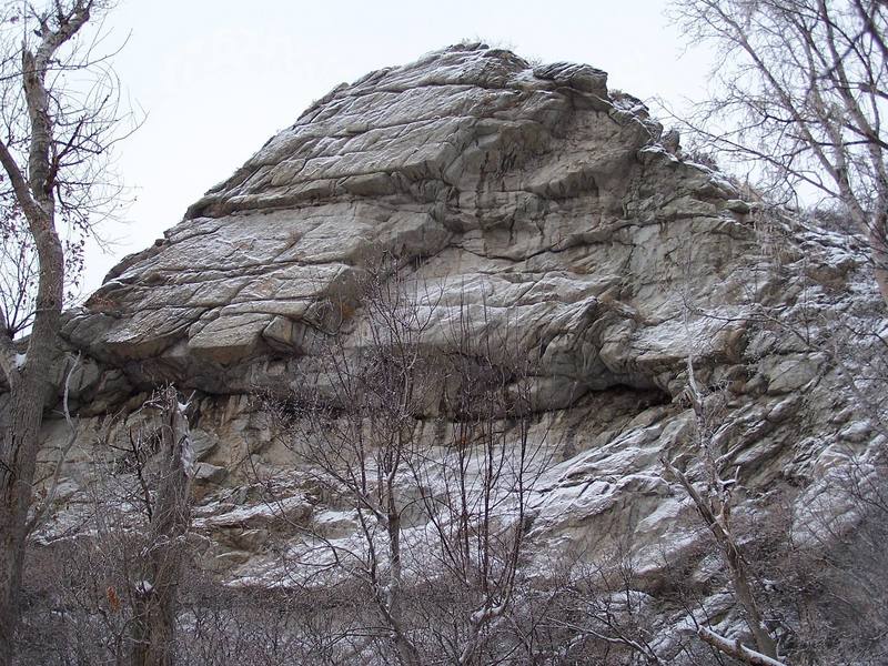 Rock Climbing in Guano Wall, Wasatch Range