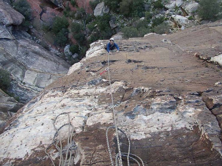 Rock Climb Borderline, Red Rocks
