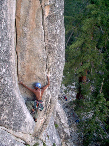 Rock Climb Flakes of Wrath, Tahquitz & Suicide Rocks