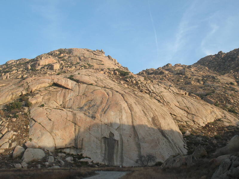 Climbing in Little Big Rock, Inland Empire